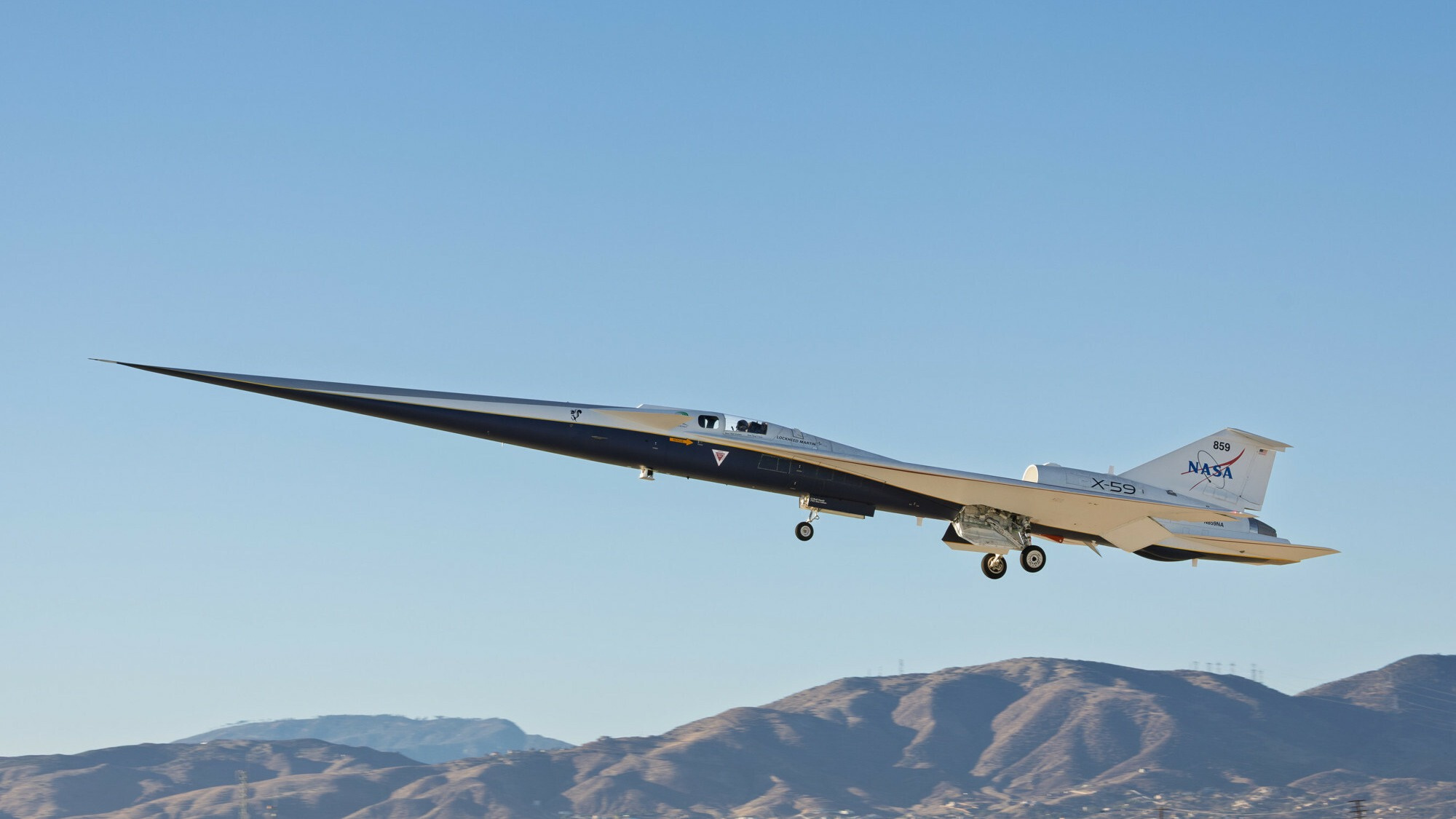 NASA X-59 samolot naddźwiękowy: pierwszy cichy lot Mach 1